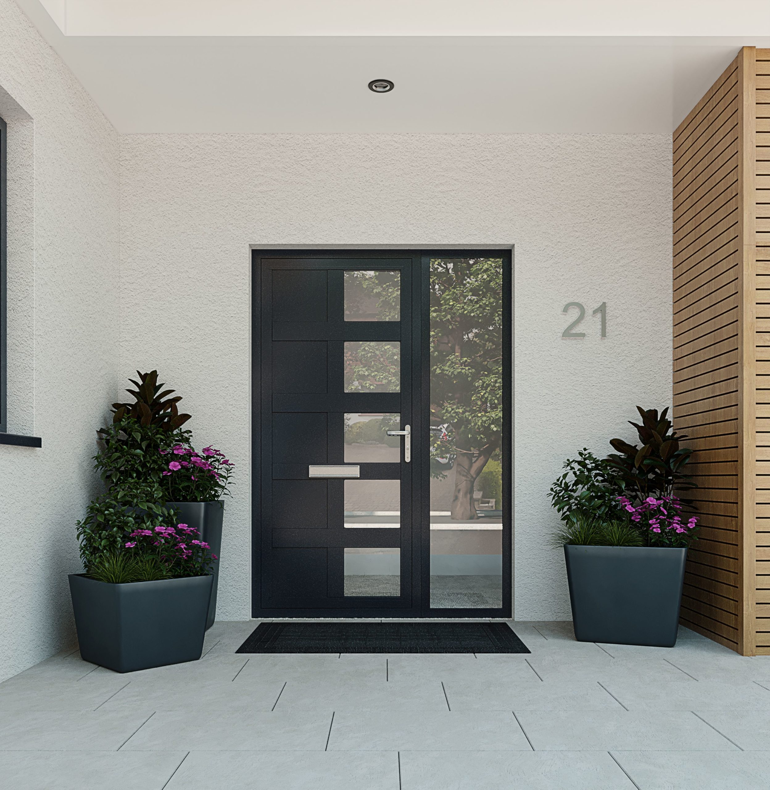 New AluK Entrance Door | Front Door Quotes, Watford